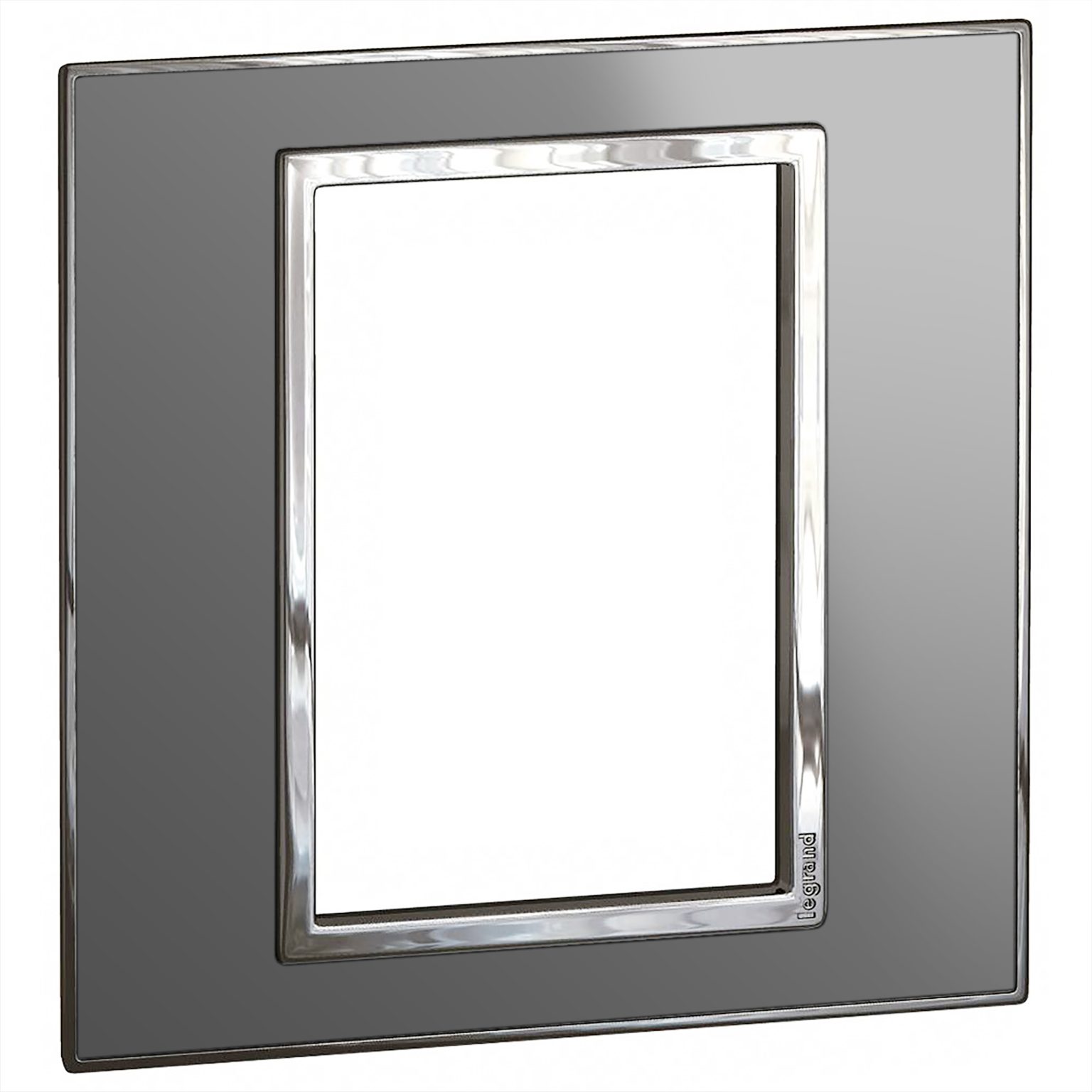 Arteor Surround Plate 3 Module Square Reflective Stainless Steel ...