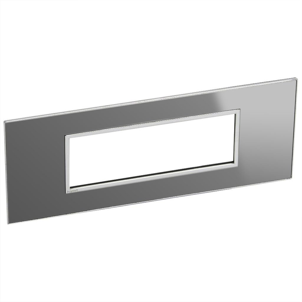 Arteor Surround Plate 6 Module Square Reflective Stainless Steel ...
